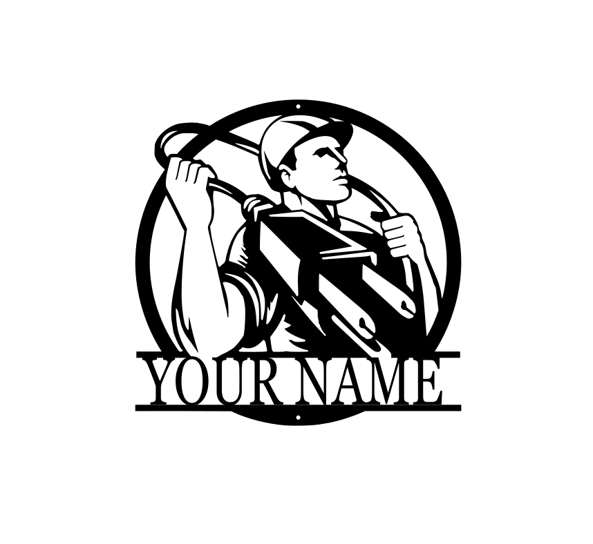 Electrician Sign – Jared's Metal Art